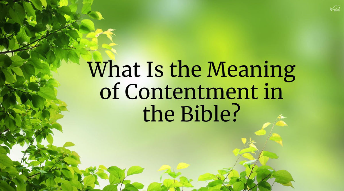 What Is the Meaning of Contentment in the Bible? – Wisdom Begun